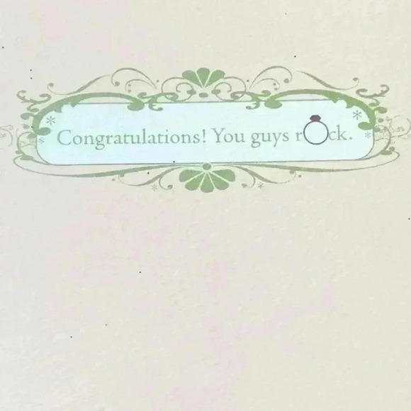 Party Supplies | Congratulations You Guys Rock Wedding Card | Poshmark